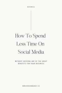 How To Spend Less Time On Social Media - modernmarket.co