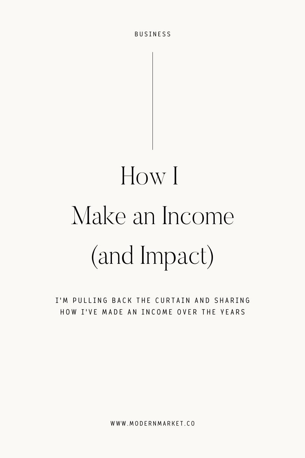 How I Make an Income + a Pretty Amazing Impact - modernmarket.co