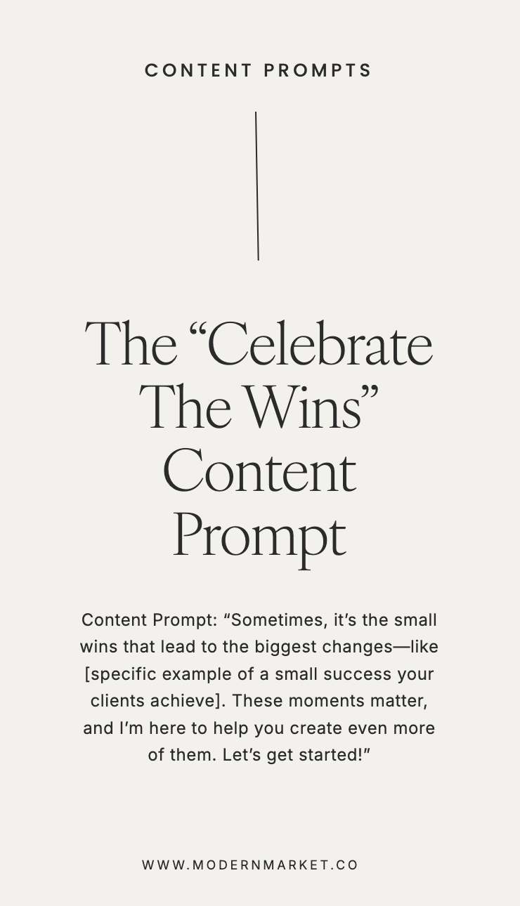 The “Celebrate the Wins” Content Prompt